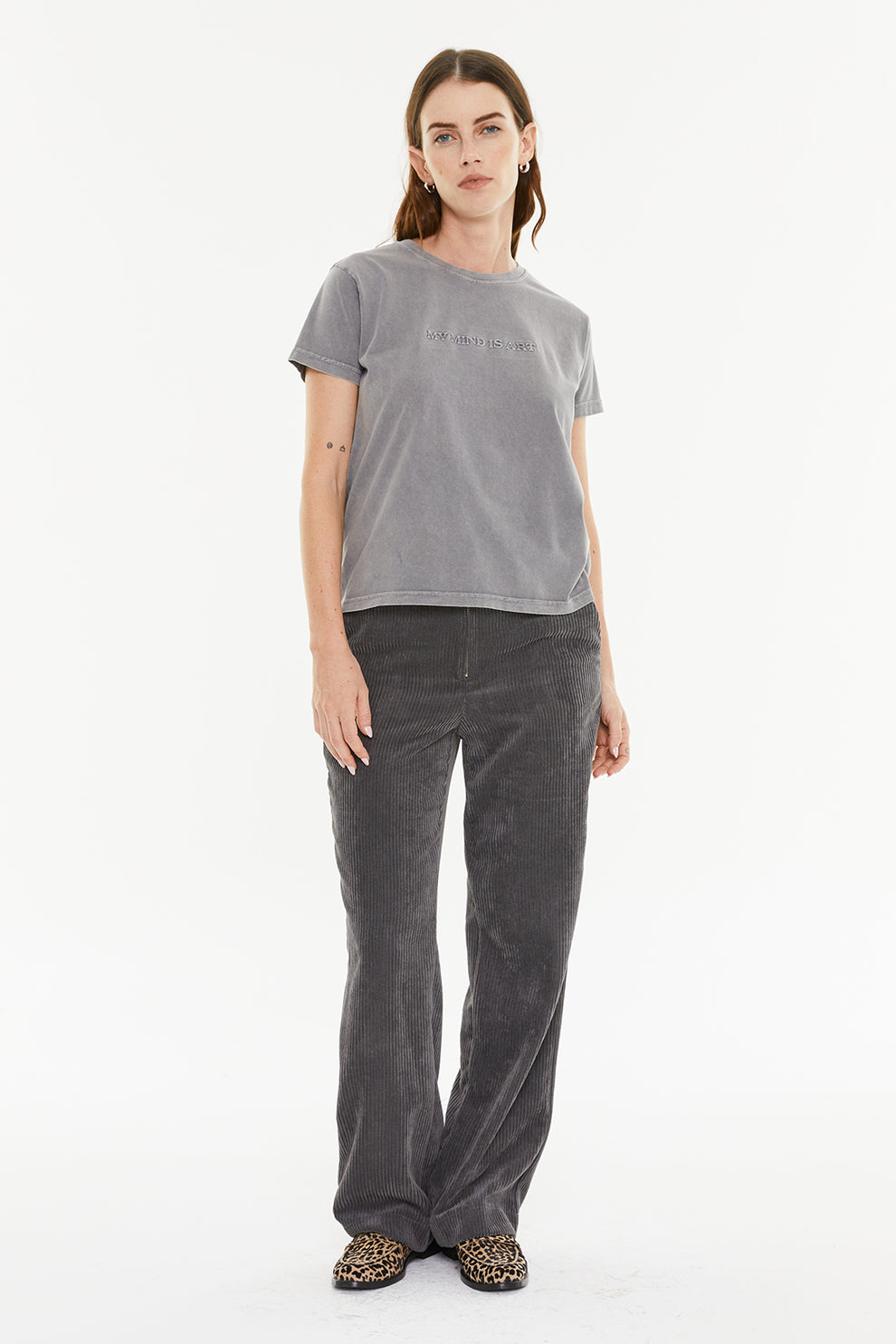 Pantalón pana cremallera – System Action